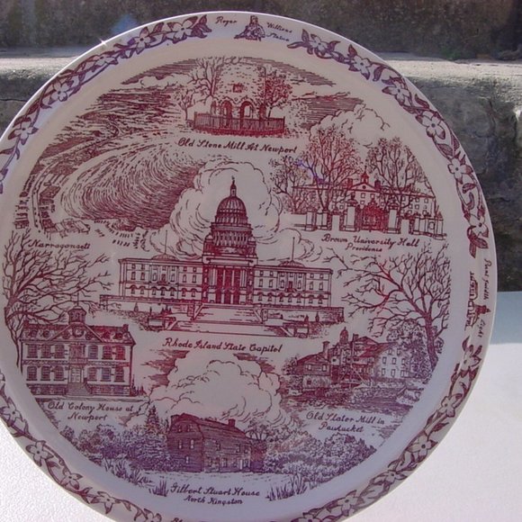 Wall Decor | Vintage Vernon Kilns Rhode Island Shepard Store ...